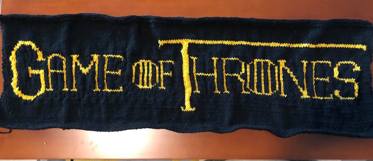Game of Thrones Title Card Digital Knitting Pattern - Etsy
