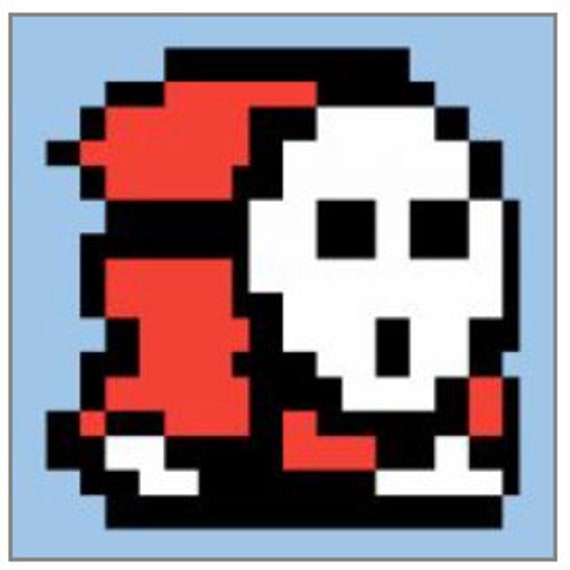 Masked Video Game Character Digital Knitting Pattern - Etsy