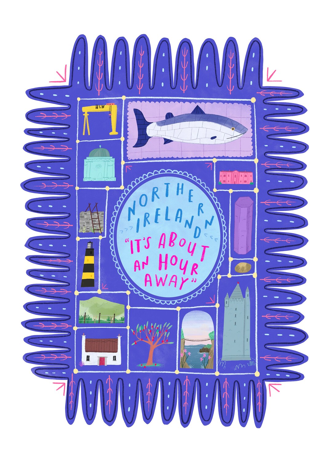 It's About an Hour Away - Etsy