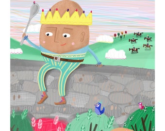 Humpty Dumpty Nursery Rhyme Digital Clipart Set of 14 Instant Download ...