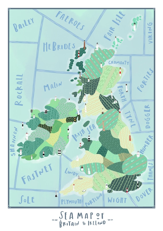 Irish Sea Map