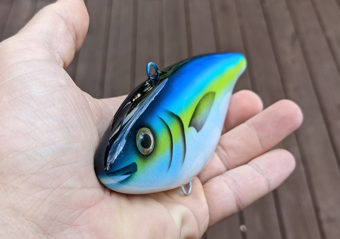 6-1/4 Wooden Lipless Fishing Lure for Musky and Pike - Etsy