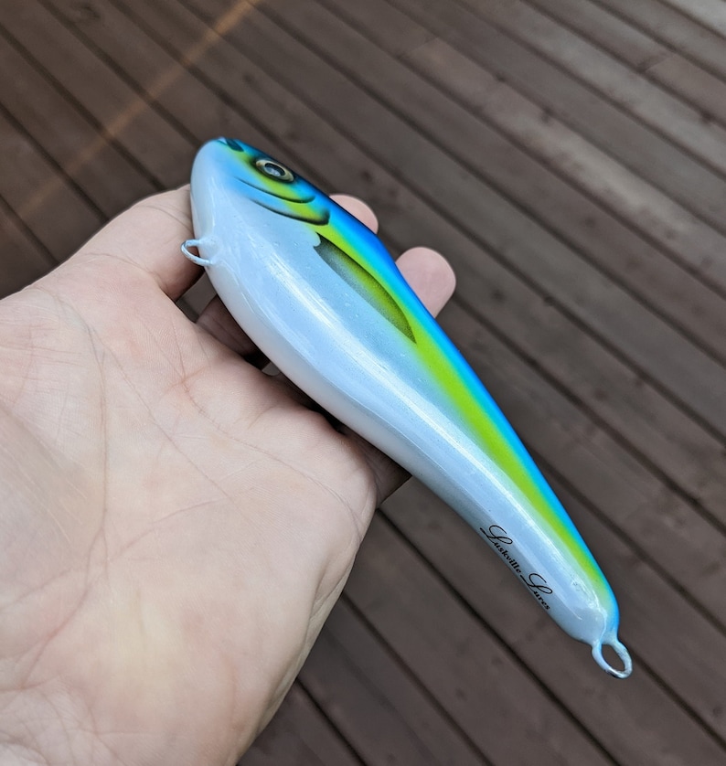 6-1/4 Wooden Lipless Fishing Lure for Musky and Pike - Etsy