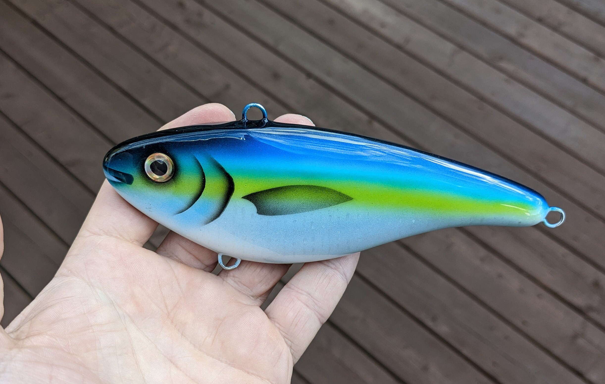 6-1/4 Wooden Lipless Fishing Lure for Musky and Pike - Etsy