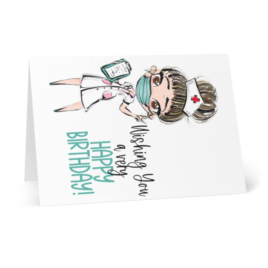 Nurse Birthday Card Birthday Card Women Nurse Birthday Card | Etsy
