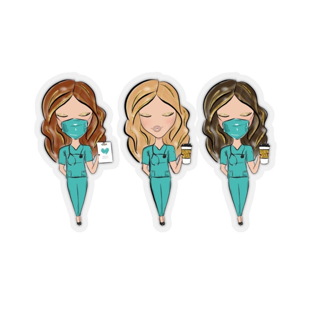 Nurse or Doctors Squad Sticker Physician Decals Medical School ...