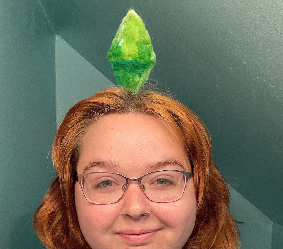 Sims Plumbob Headband Sims Headpiece Costume Gamer Video Game Character Costume Easy Costume