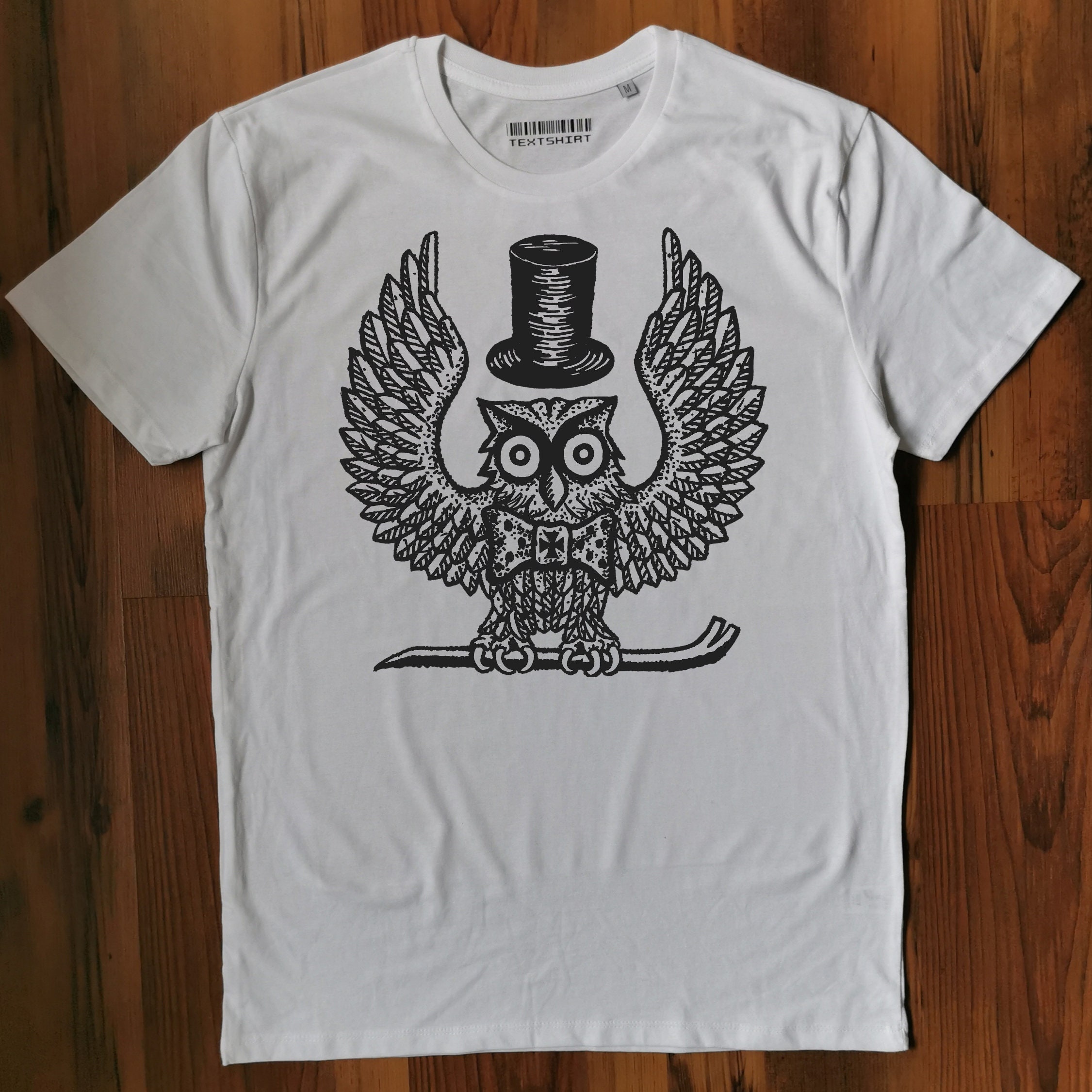 Owl Prison Tattoo T-shirt / Russian Prison Tattoo Handmade | Etsy
