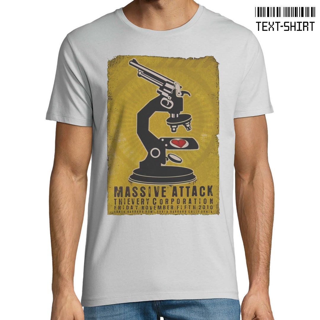 Massive Attack T-shirt - for Women and Men / Unique, Trip-hop, Handmade ...