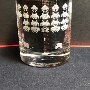 Space Invaders Rocks Glasses, Video Game Glasses, Set of 2 Rocks ...