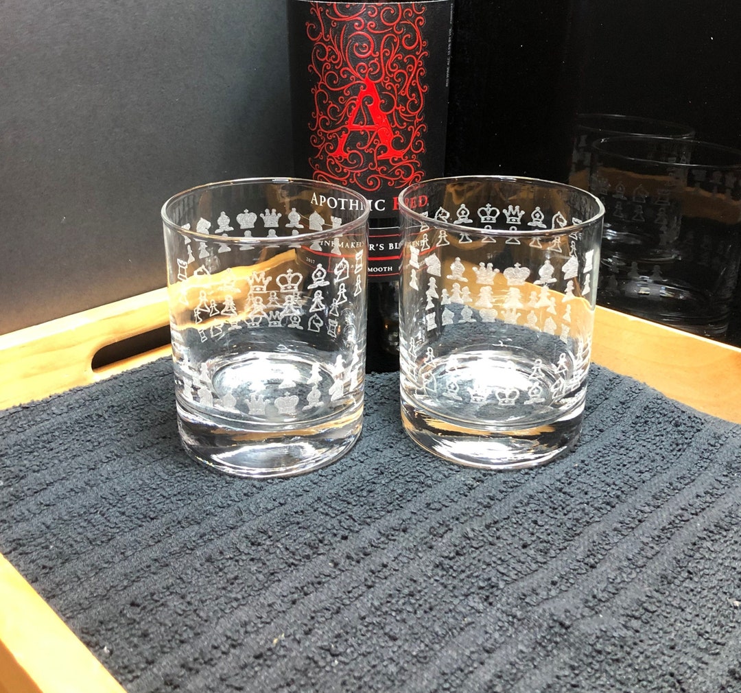 Chess Glasses Chess Pieces Chess Openings Chess Gift Chess Wedding ...