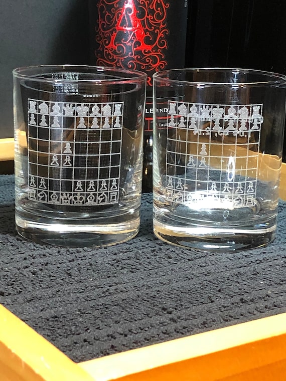 Chess Glasses Chess Openings Queens Gambit Chess Gift | Etsy