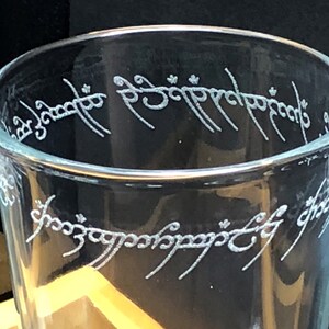 One Ring, Elvish Glasses, Fantasy Gift, Rings Wedding Glasses, Pint ...