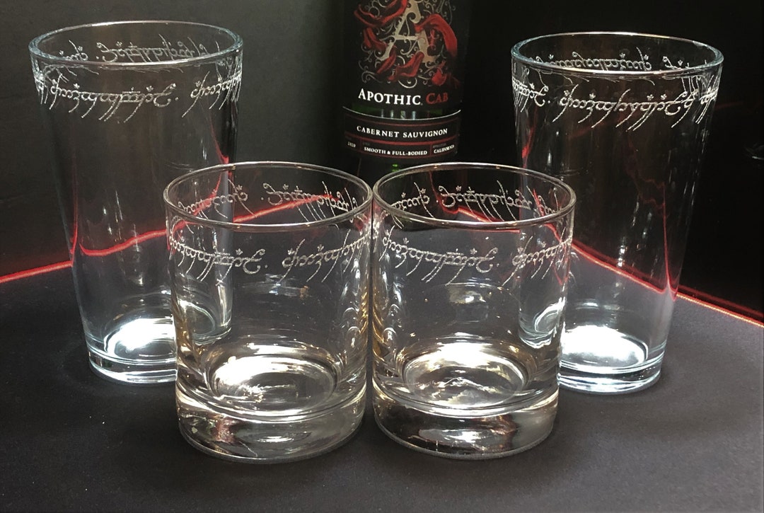One Ring Elvish Glasses LOTR Gift Rings Wedding Rings Art Rings Gift ...