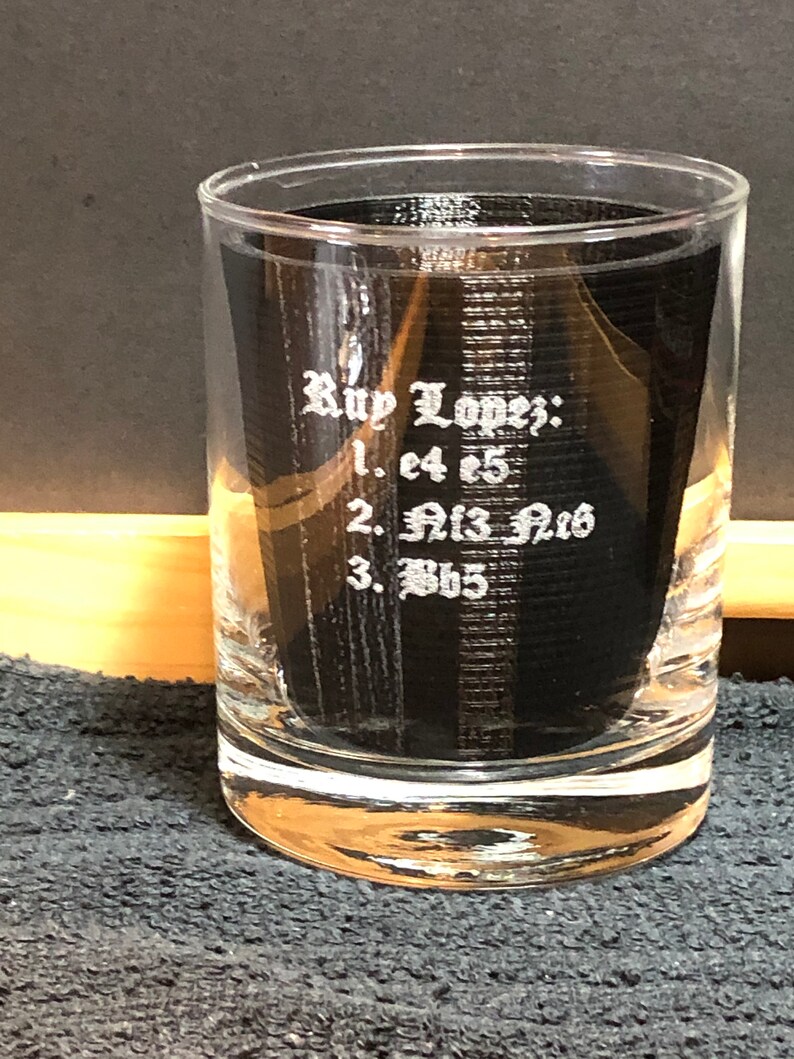 Chess Glasses Chess Openings Ruy Lopez Chess Gift | Etsy