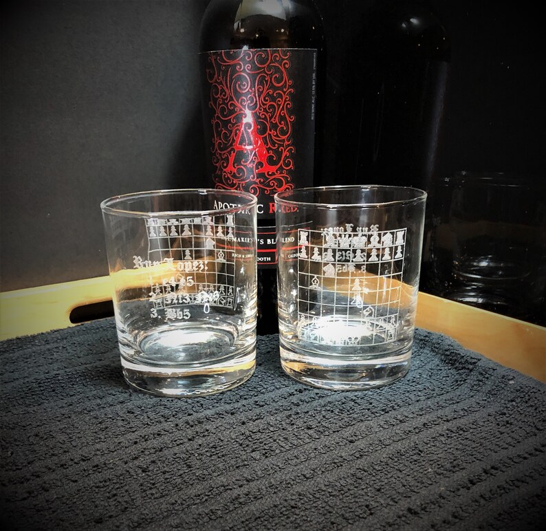 Chess Glasses Chess Openings Ruy Lopez Chess Gift | Etsy