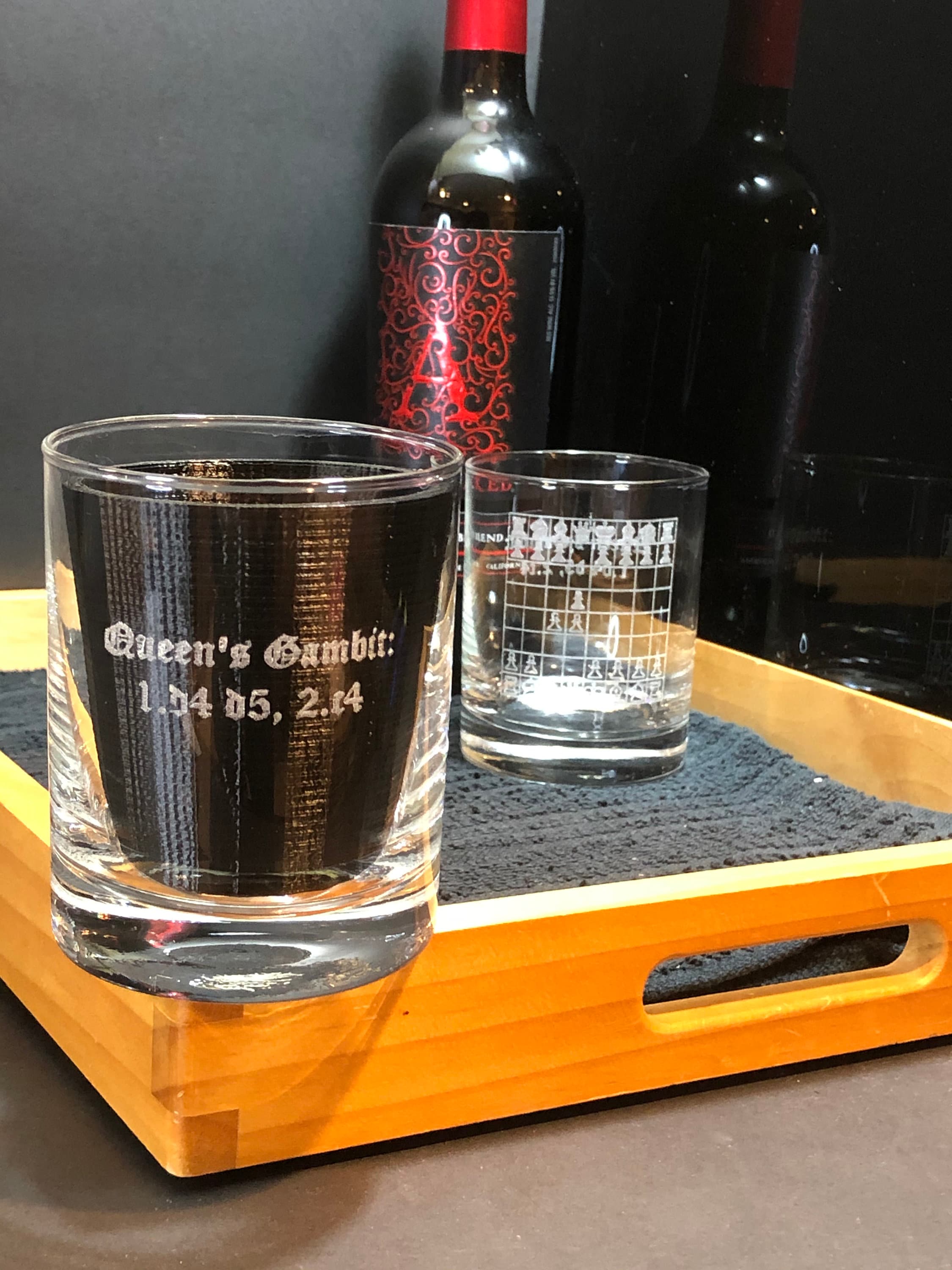 Chess Glasses Chess Openings Queens Gambit Chess Gift - Etsy UK