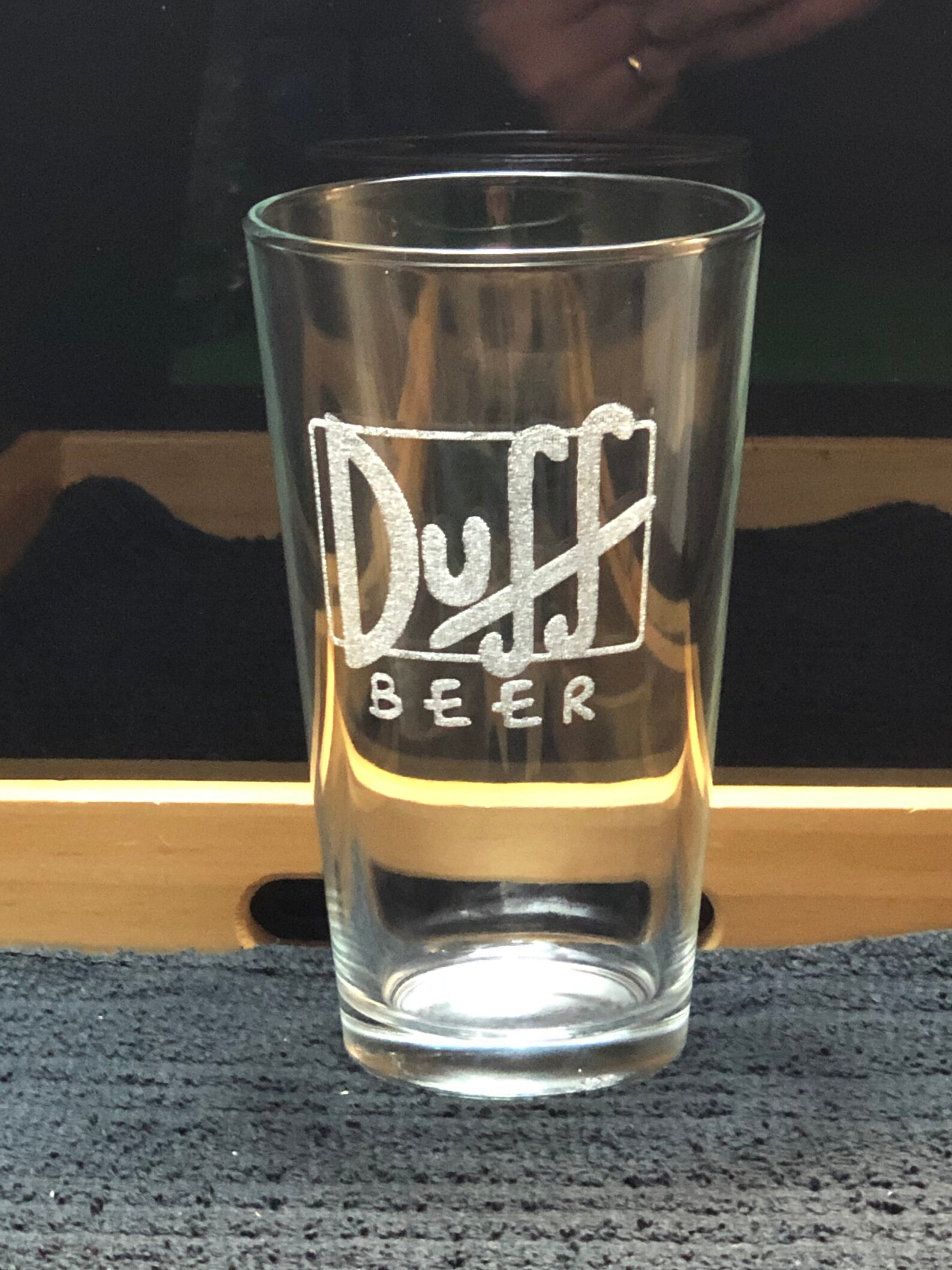 Simpson's Duff Beer Pub Glasses Simpsons Pint Glasses | Etsy