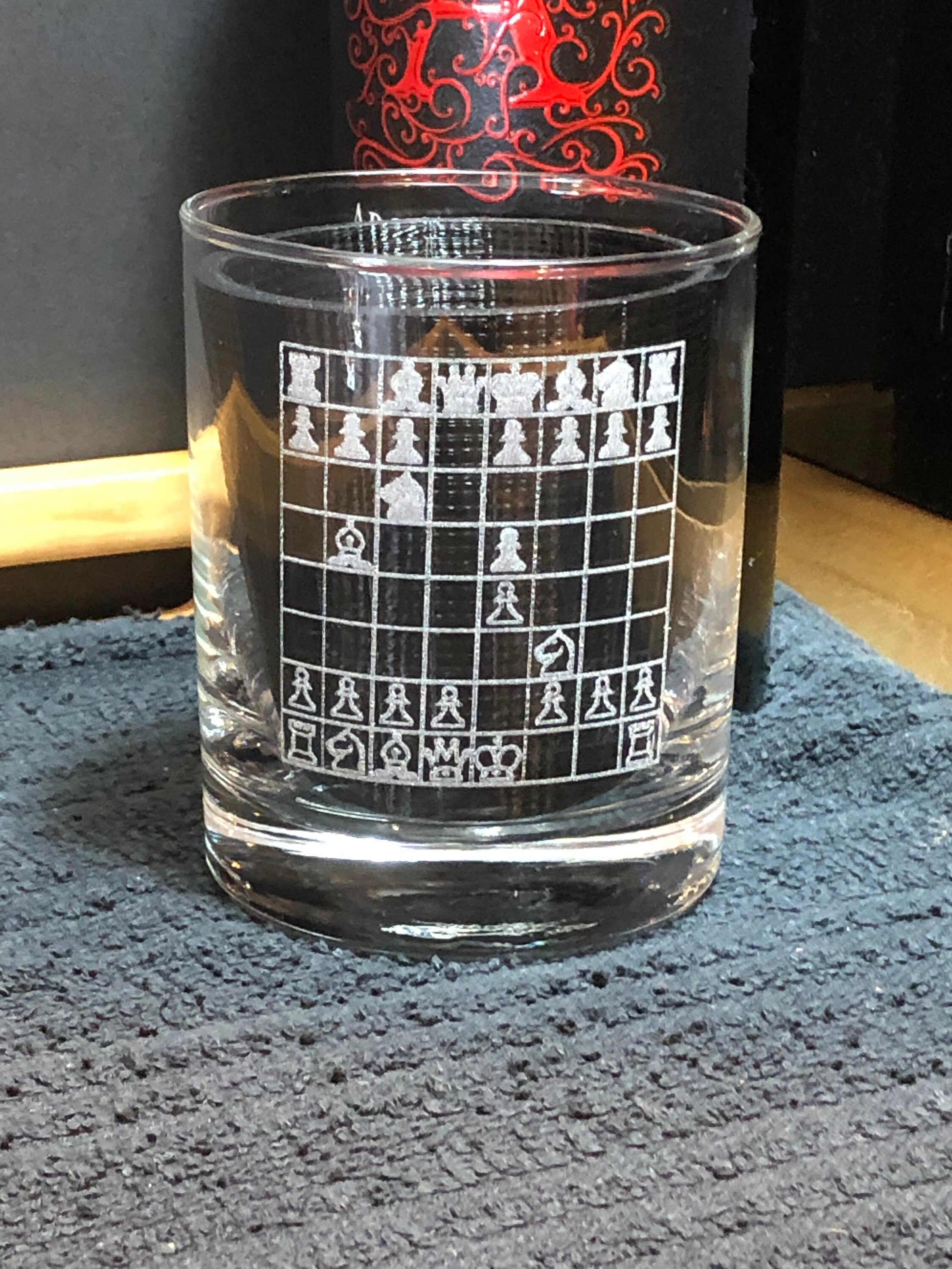 Chess Glasses Chess Openings Queens Gambit Chess Gift | Etsy