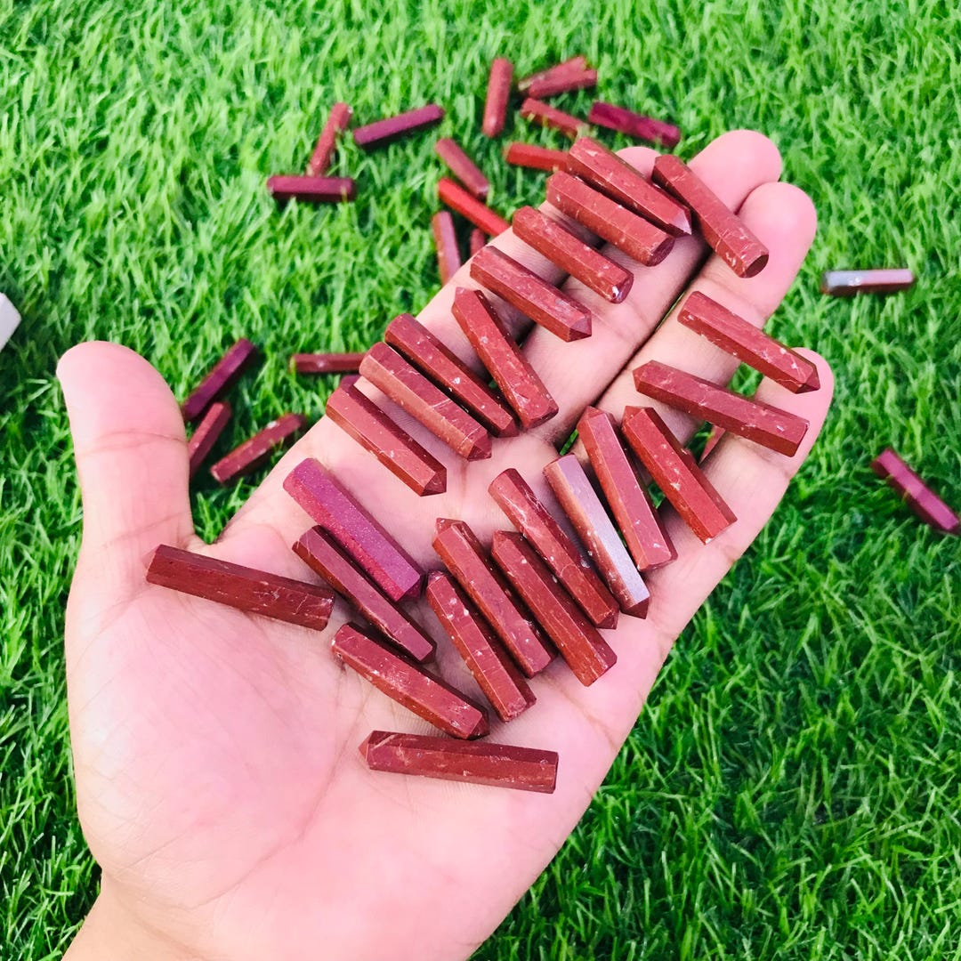 African Red Jasper Mini Tower Point: Loose Gemstone (1-2" Inch) - Etsy