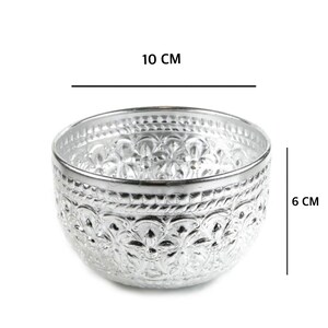 Thai Salung Aluminum Sliver Glass Drink Random Thai Pattern Northern ...