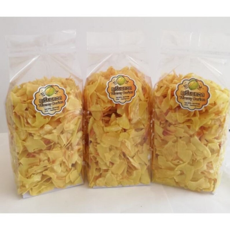 Thai Durian Chip Crispy Fried Durian No Bad Smell Delicious - Etsy Canada