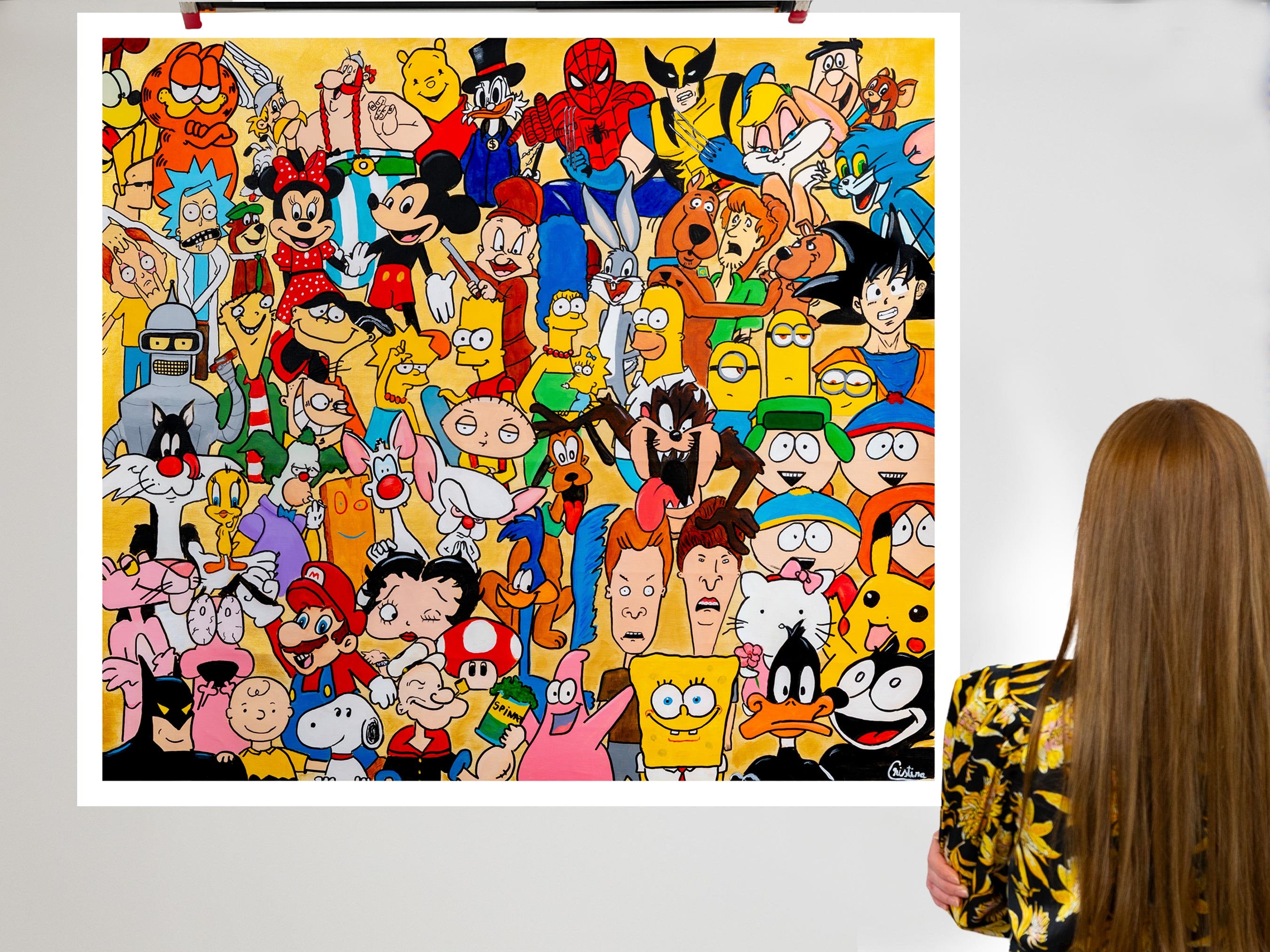 Cartoon Art Collage