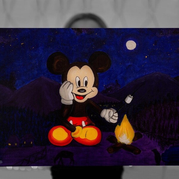 Mickey Mouse Landscape Art - Etsy