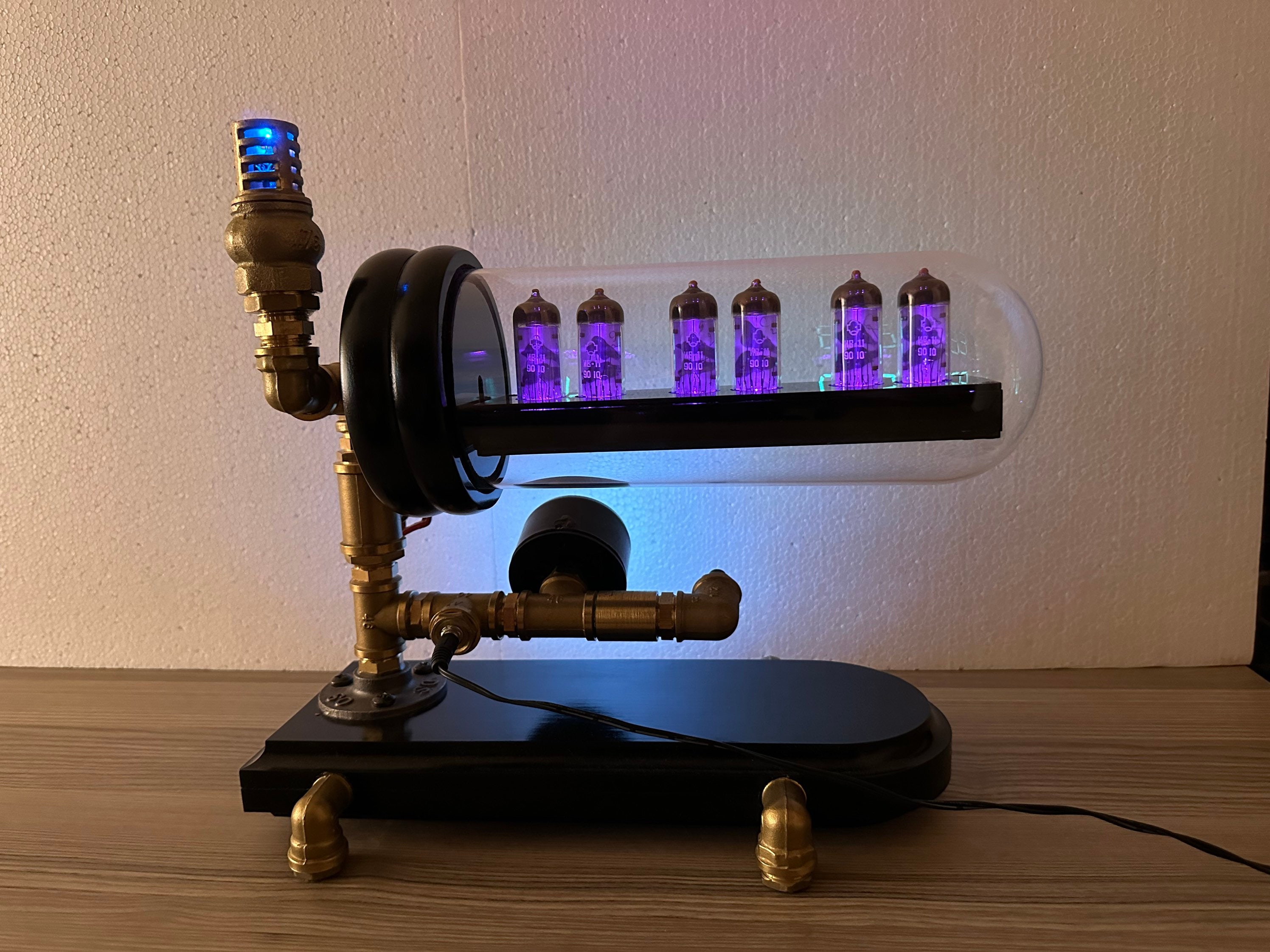 Unique Dome Glass VFD Tube Clock - Etsy