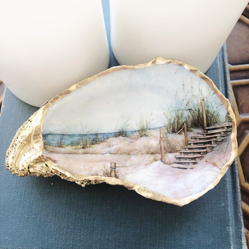Painted Oyster Shells - Etsy