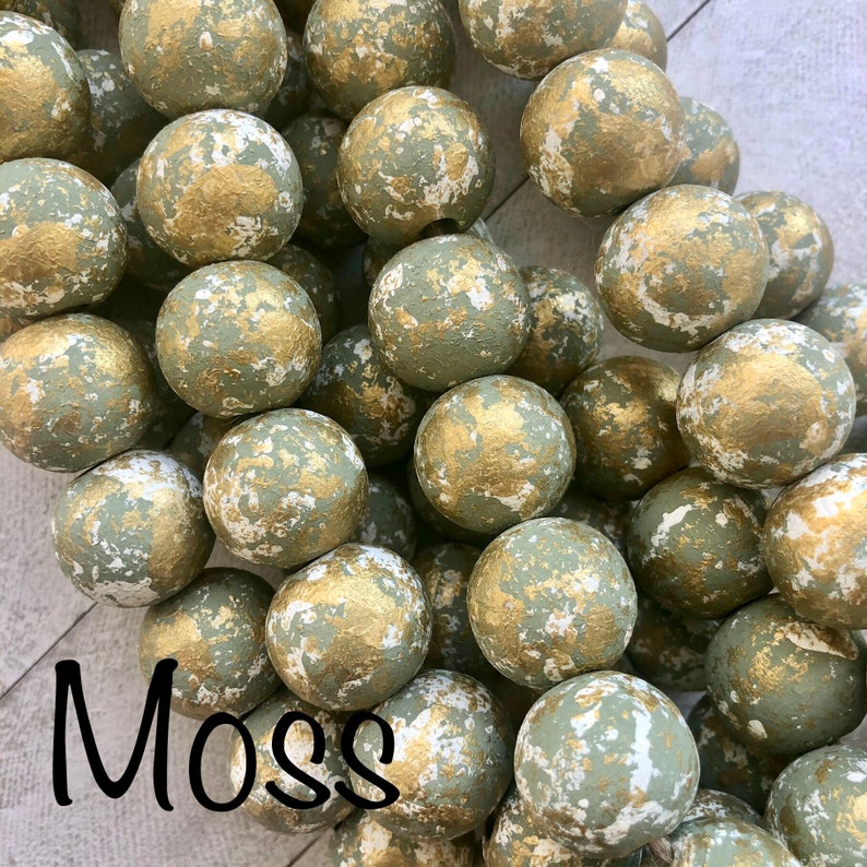 Blessing Bead Garland With Heart and Tassel small - Etsy