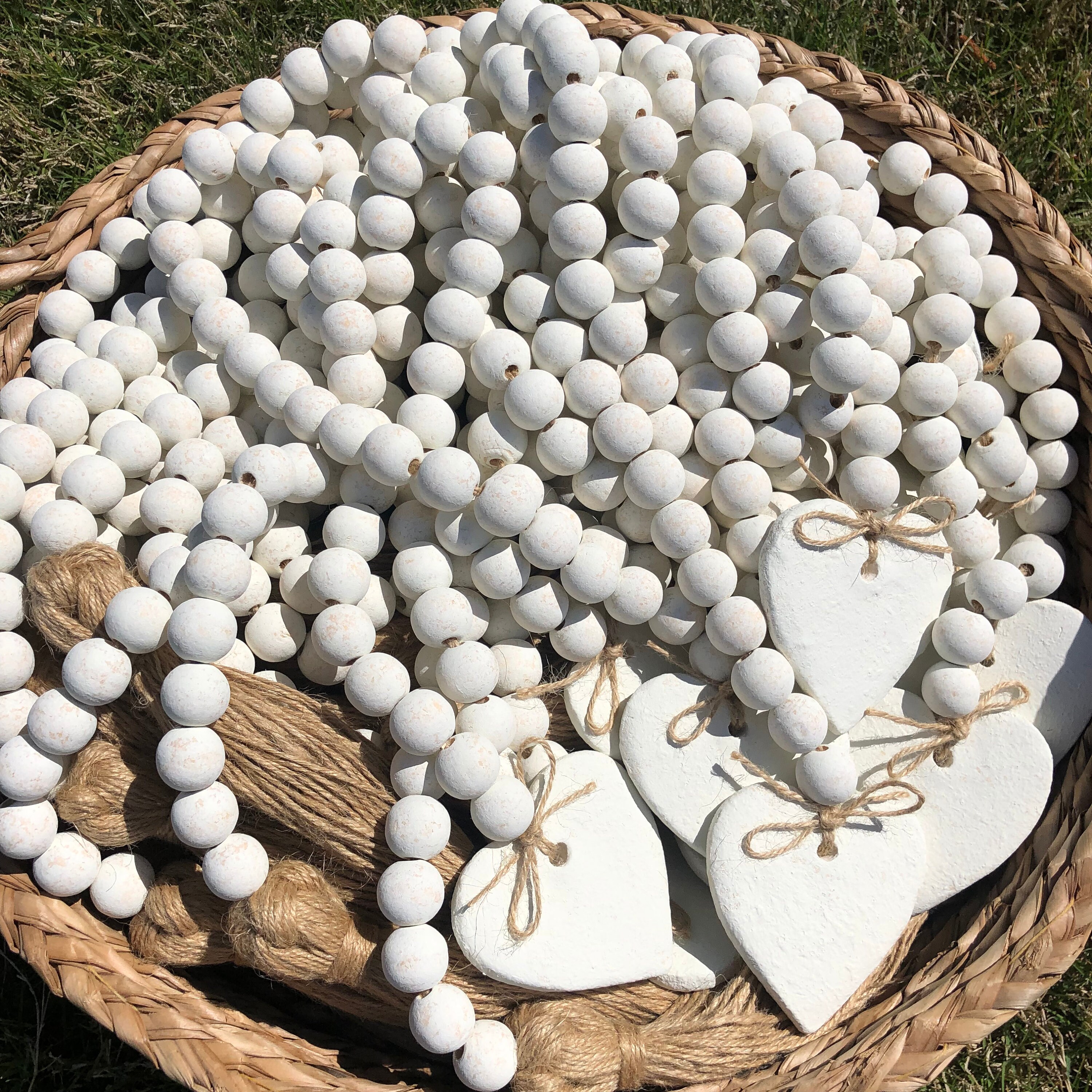 Blessing Bead Garland With Heart - Etsy