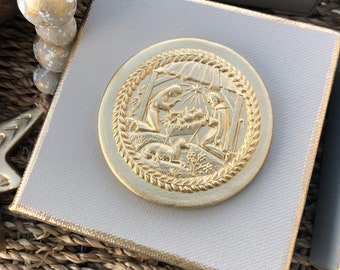 Nativity Intaglio - Etsy