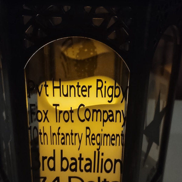 Army Forge Lantern Decal - Etsy