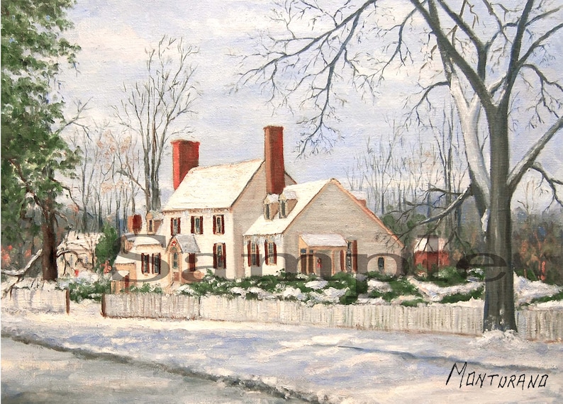 Colonial Williamsburg Art, St. George Tucker House Print Historic ...