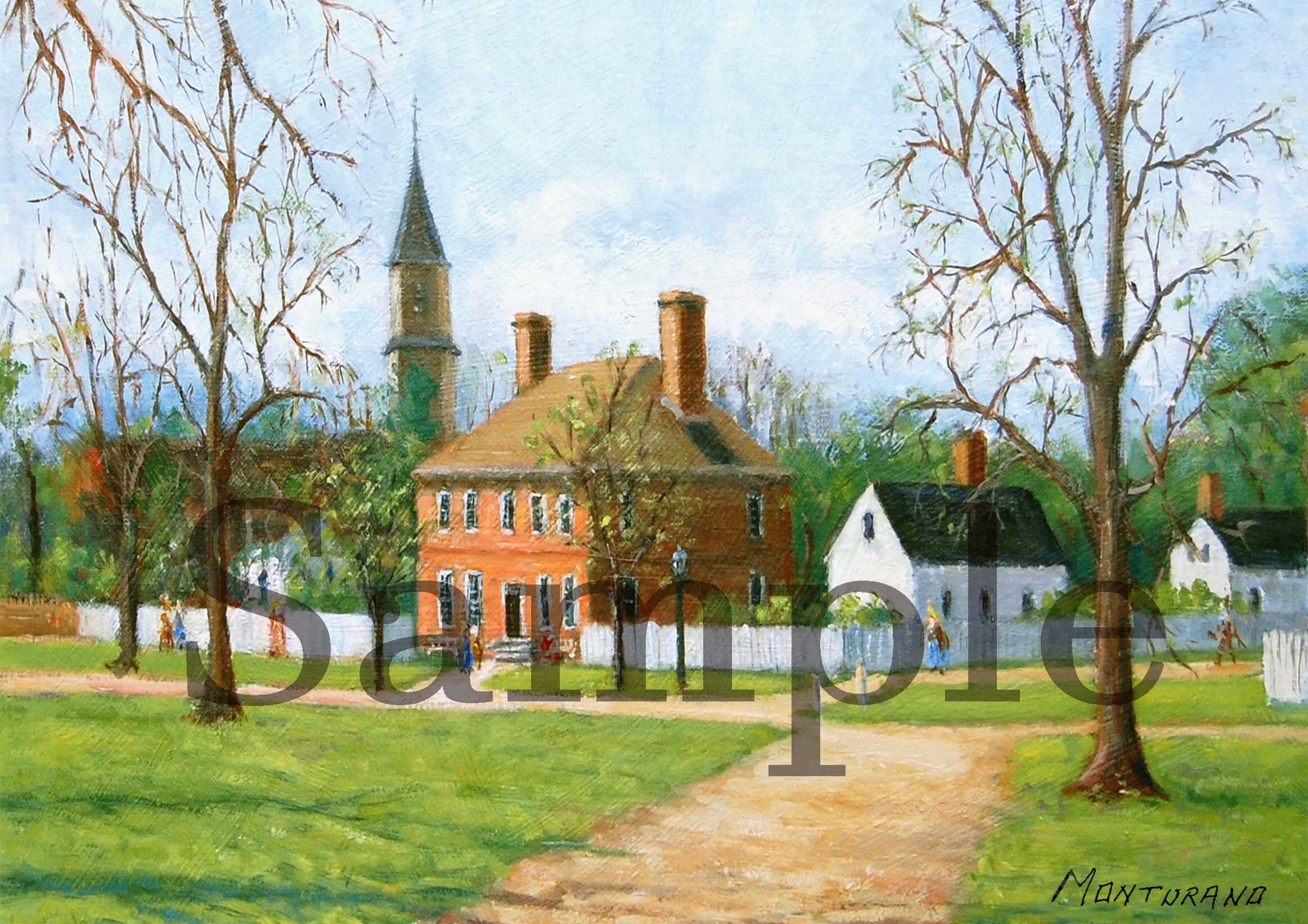 George Wythe House Giclee Print, Colonial Williamsburg Wall Art - Etsy