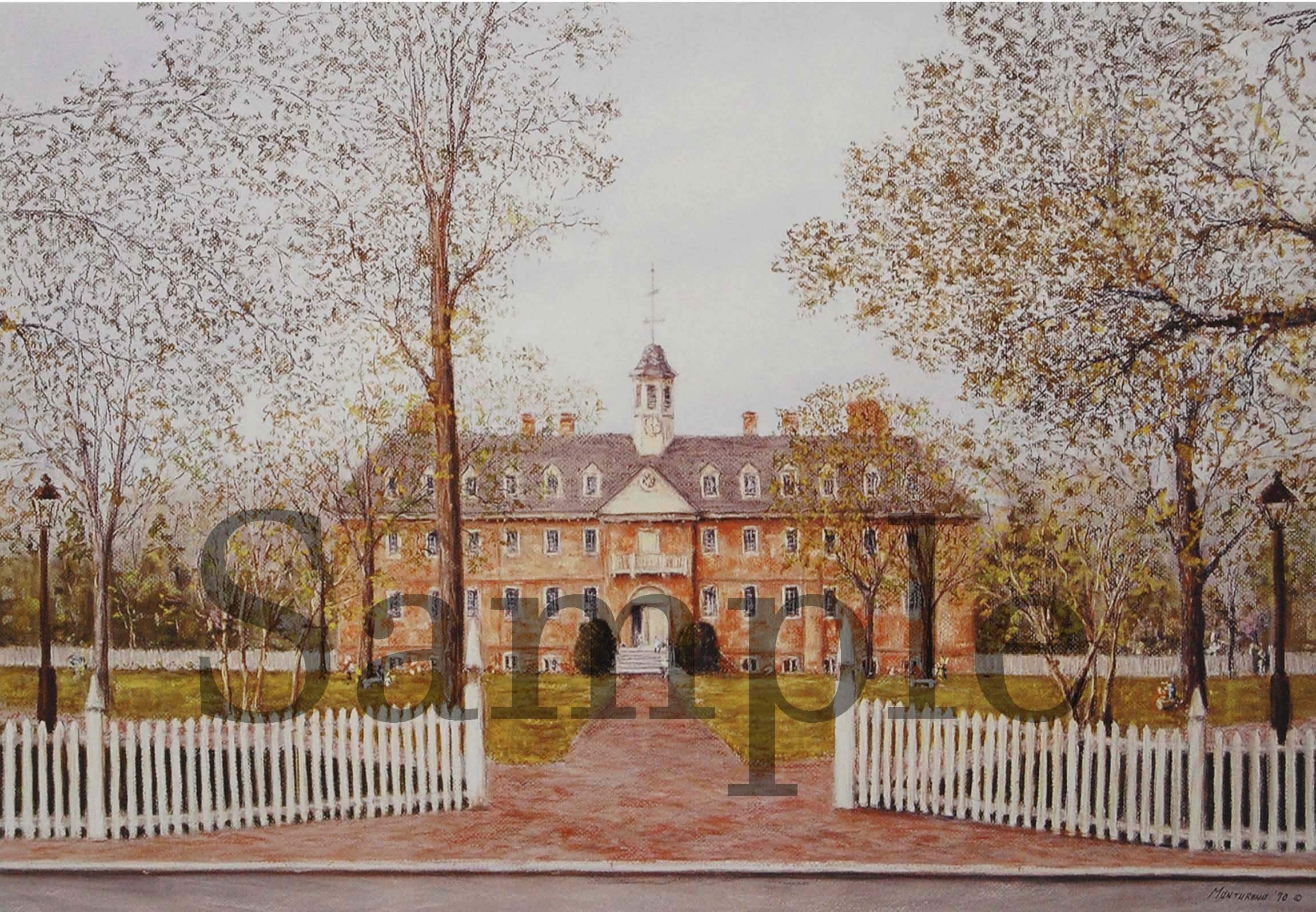 The Wren Building, College of William and Mary, Colonial Williamsburg ...