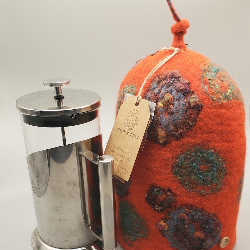 Felted Wool Tea Cozy - Etsy