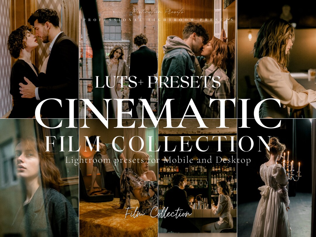 25 CINEMATIC FILM Lightroom Mobile & Desktop Presets, Film Aesthetic ...
