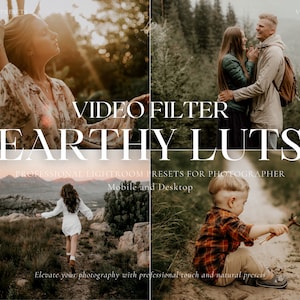 300 EARTHY LUTS Video Presets Moody Rich Filter Rustic - Etsy