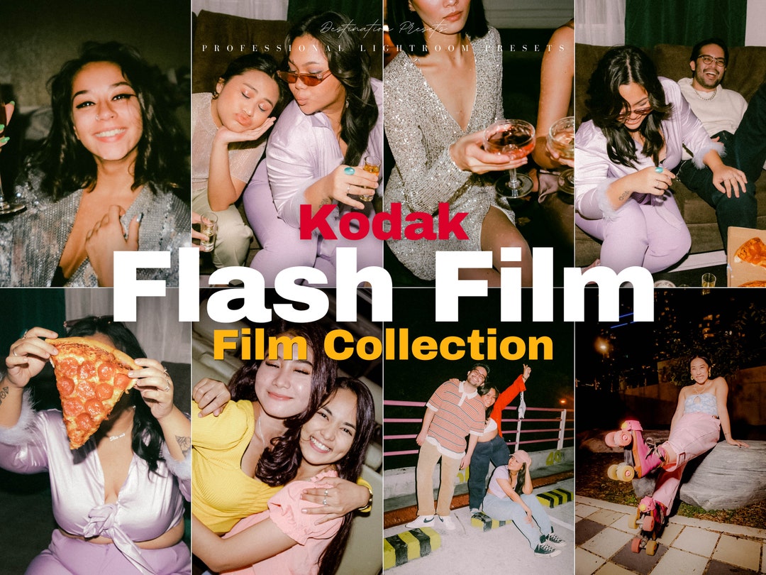 20 FLASH FILM Lightroom Mobile & Desktop Presets, Disposable Camera ...