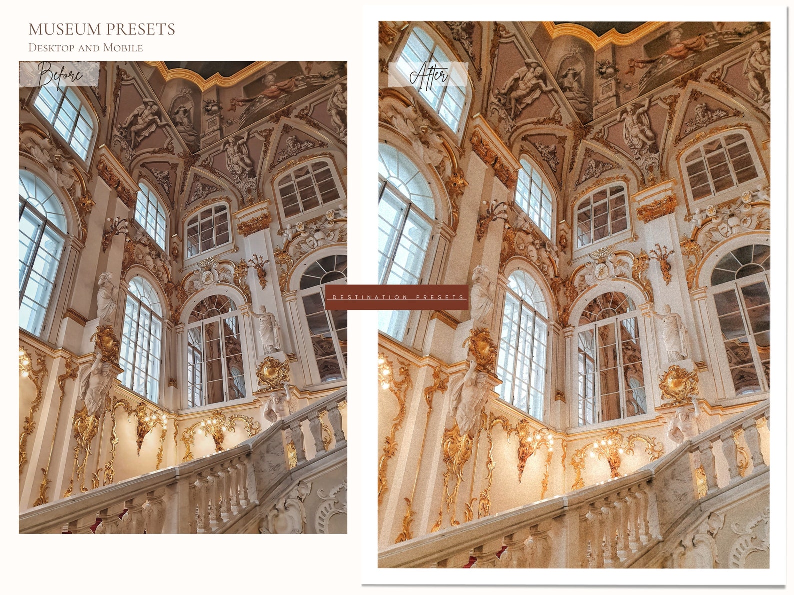 16 MUSEUM Aesthetic Lightroom Mobile & Desktop Presets, Artistic ...