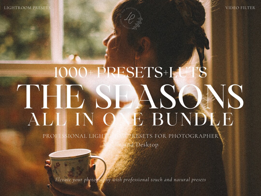 1000 THE SEASONS Bundle Presets, Winter and Christmas Presets, Holiday ...