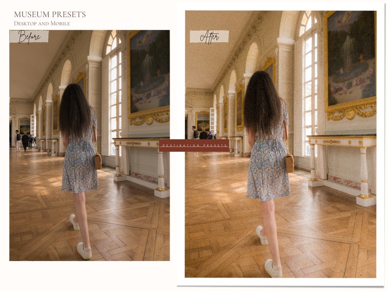 16 MUSEUM Aesthetic Lightroom Mobile & Desktop Presets, Artistic ...