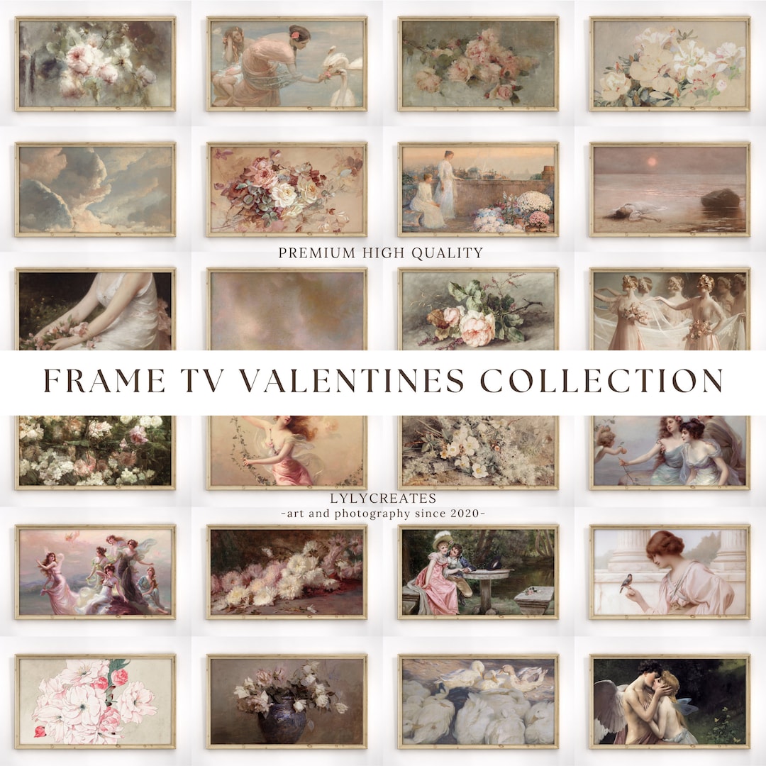 Samsung Frame TV Art Valentines Day Art Collection Bundle, Love Frame ...