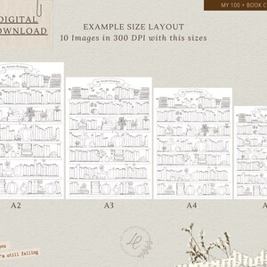 Bookshelf Reading Tracker Printable Fall Book Reading Challenge Book ...