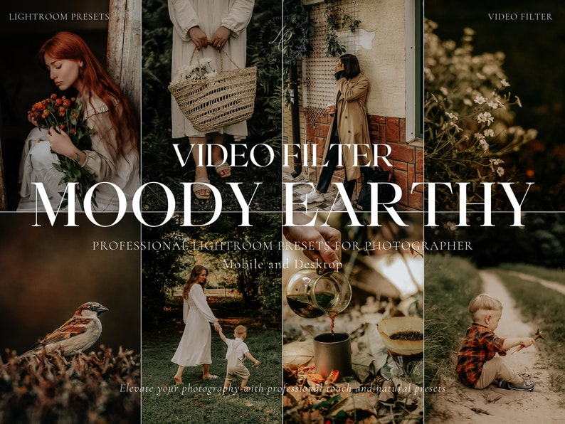300+ EARTHY LUTS Video Presets, Moody Rich Filter, Rustic Filter, Photo ...