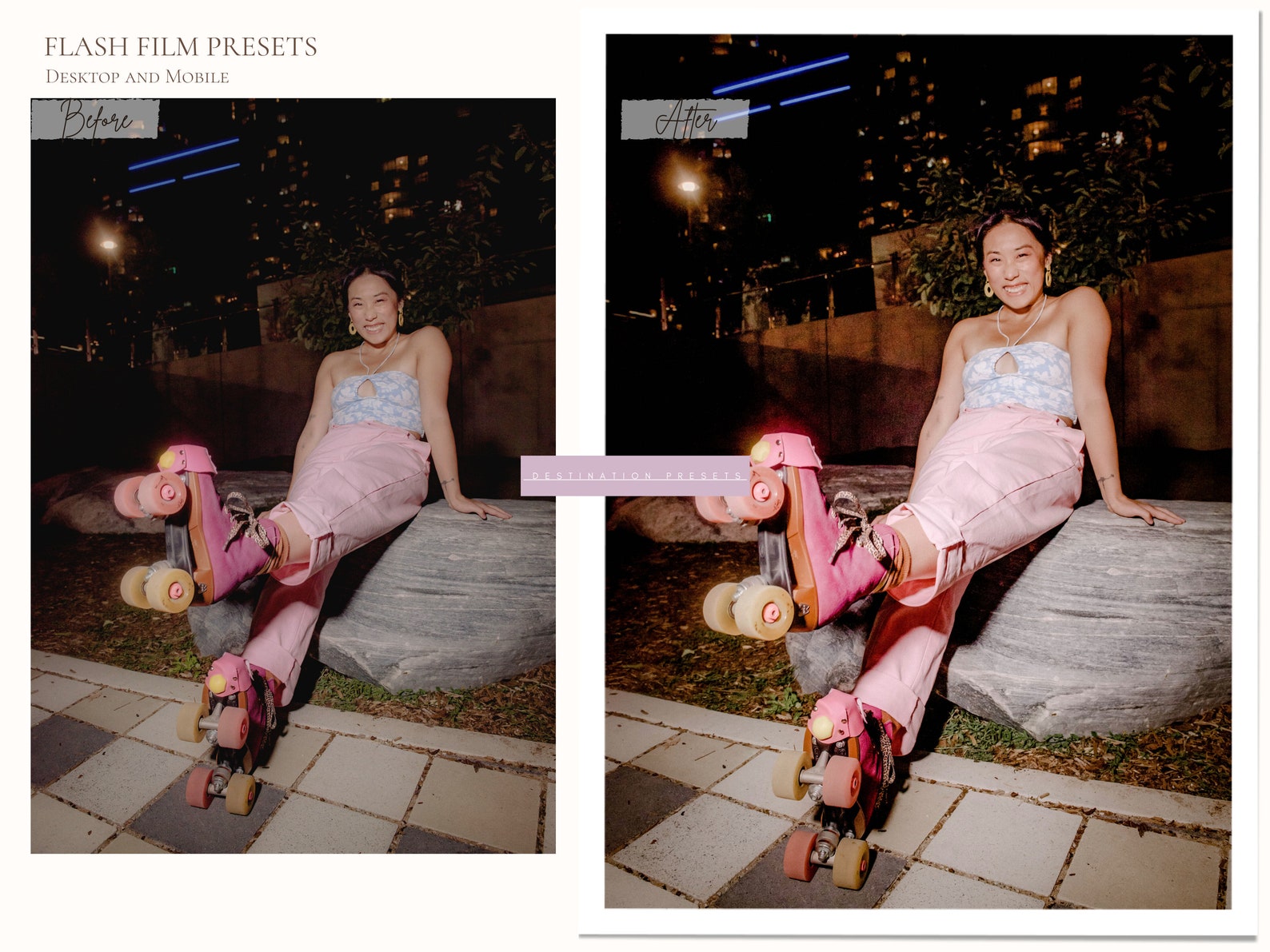 20 FLASH FILM Lightroom Mobile & Desktop Presets Disposable - Etsy