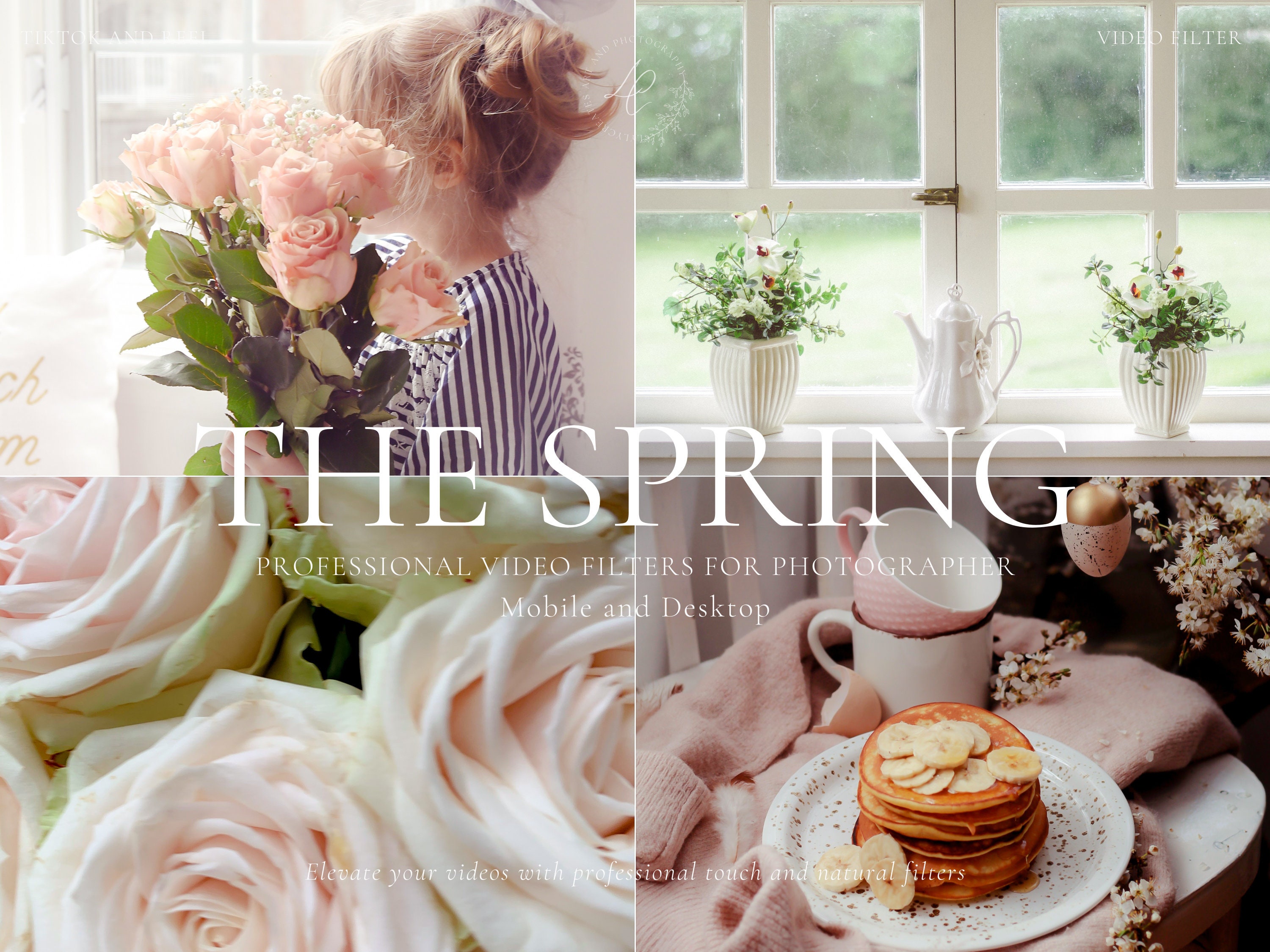 350 SPRING Luts Video Filter Bundle, Aesthetic Filter for Instagram ...