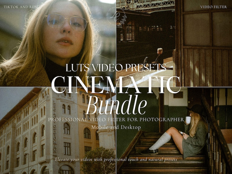 600+ CINEMATIC LUTS Video Presets, Video and Photo Color Grading, Film ...